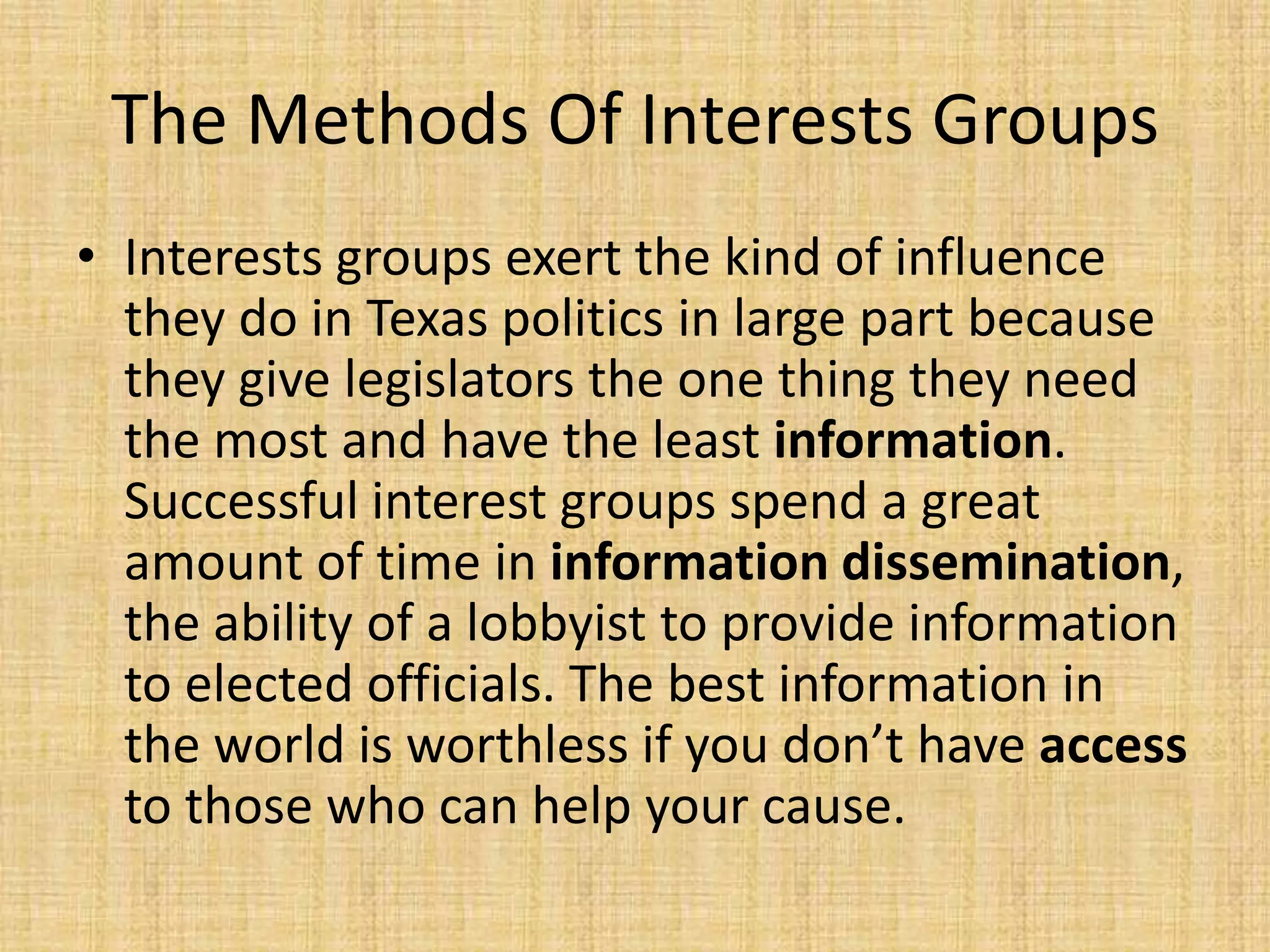 Chapter 5 interests groups (1) | PPTX