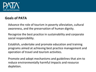 TOUR10 Finals: Chapter 5 international organizations related to tourism ...