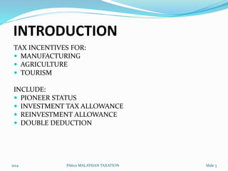 Chapter 5 investment incentives | PPTX