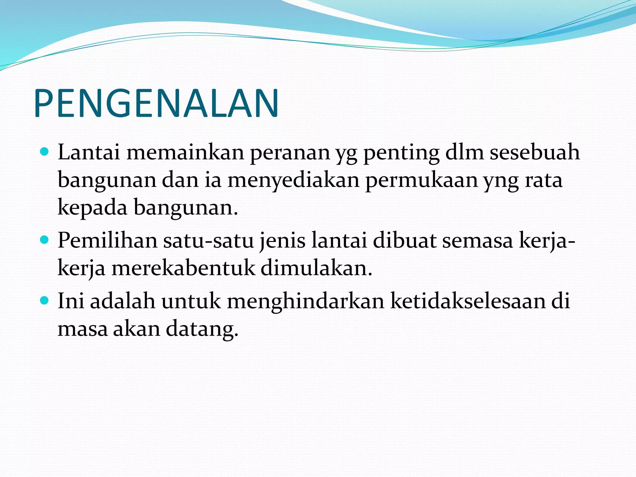 Chapter 5 lantai | PPT
