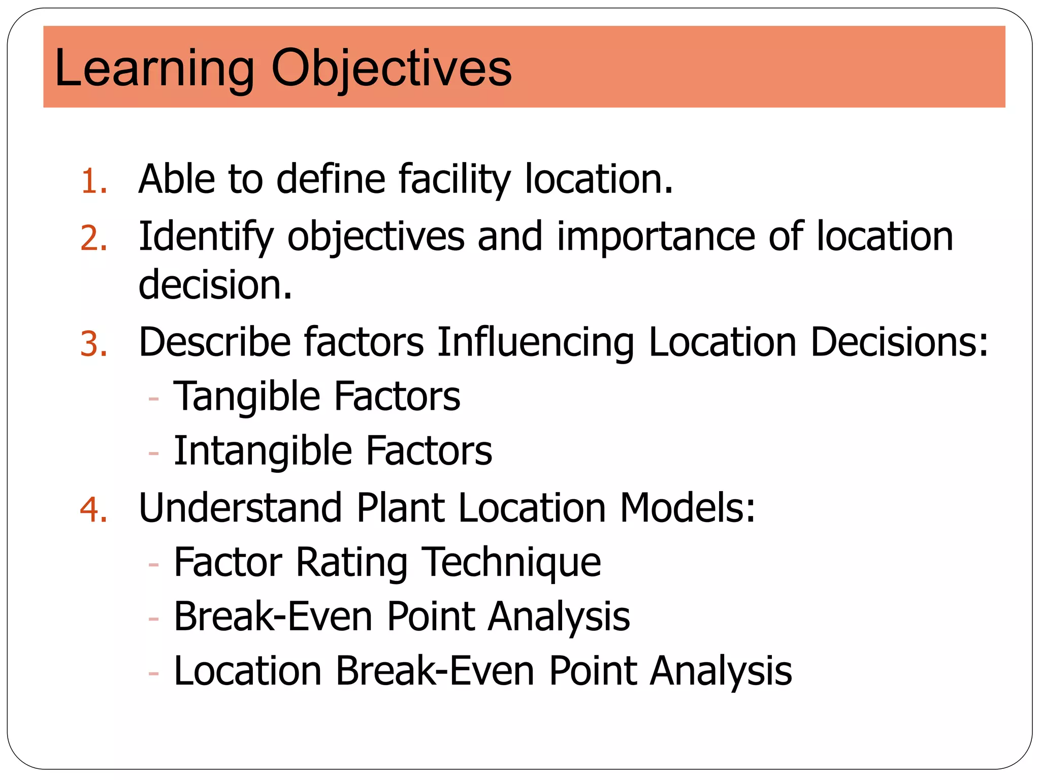 Chapter 5 location - 1st | PPT