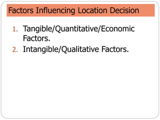 Chapter 5 location - 1st | PPT