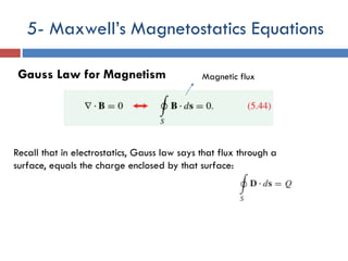 Chapter 5-Magnetostatics engineering electromagnetics | PDF