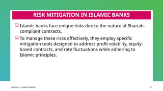 CHAPTER 5 - MANAGING BANK RISK FOR ISLAMIC BANK | PPT