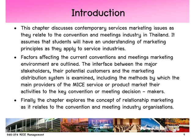 Chapter 5 managing marketing for mice industry | PDF | Marketing and Advertising | Business