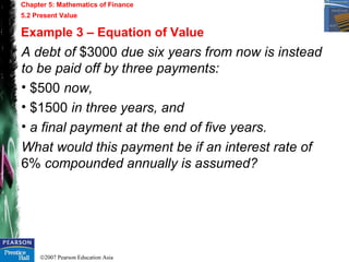 Chapter 5 - Mathematics of Finance | PPT