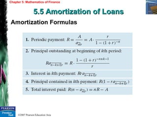 Chapter 5 - Mathematics of Finance | PPT