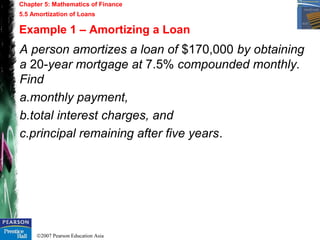 Chapter 5 - Mathematics of Finance | PPT