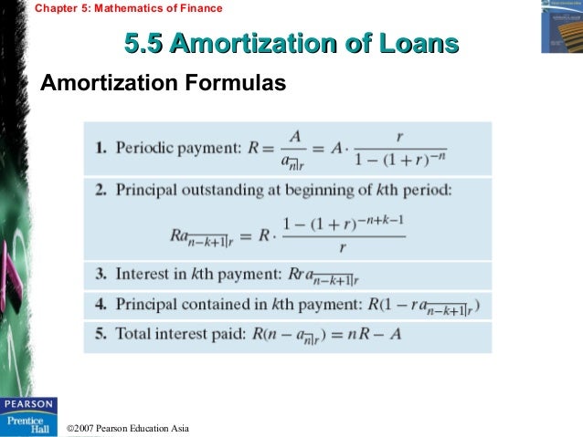 Chapter 5 - Mathematics of Finance