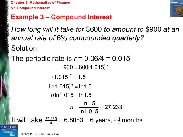Chapter 5 - Mathematics of Finance