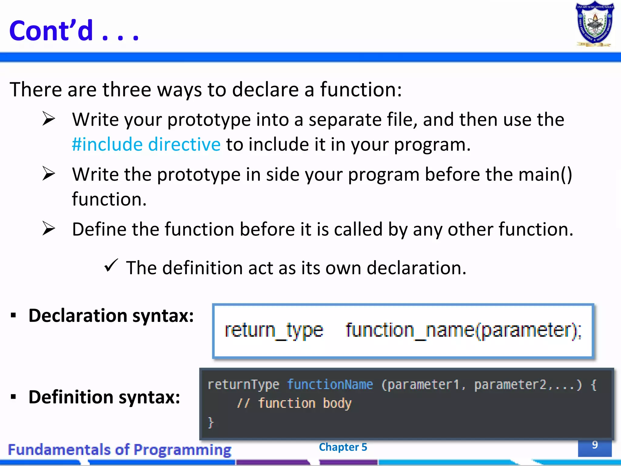 Chapter 5 Modular Programmingpdf Programming Languages Computing