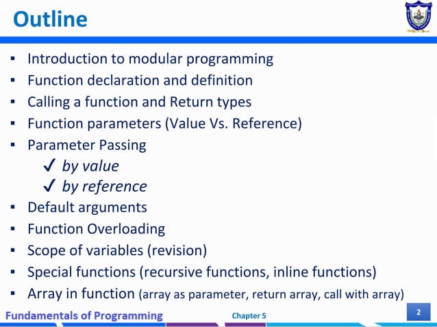 Chapter 5 - Modular Programming.pdf | Programming Languages | Computing