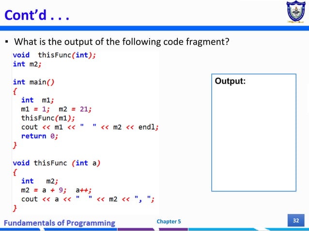 Chapter 5 Modular Programming Pdf