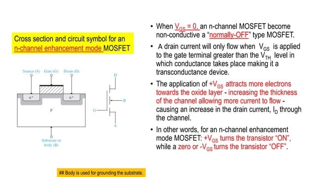 Chapter 5 - MOSFET - SEMICONDUCTOR DEVICES.pptx | Consumer Electronics | Technology & Computing