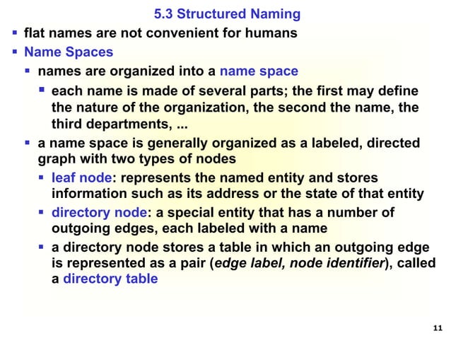 Chapter 5-Naming in distributed system.pptx | Computer Networking | Computing