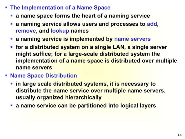 Chapter 5-Naming in distributed system.pptx | Computer Networking | Computing