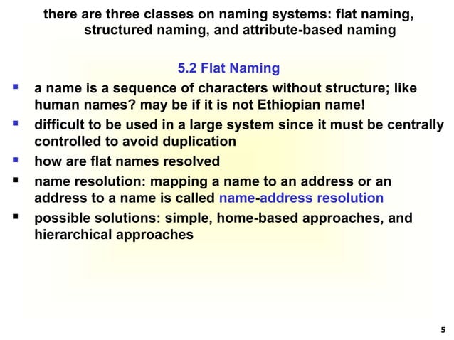 Chapter 5-Naming in distributed system.pptx | Computer Networking ...