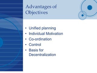 MANAGEMENT BY OBJECTIVES - FEATURES, PROCESS, BENEFITS, LIMITATIONS | PPTX