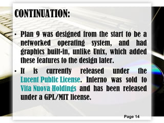 OPERATING SYSTEM | PPT