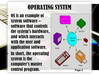 OPERATING SYSTEM | PPT