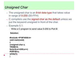 Embedded system (Chapter 5) part 1 | PPTX