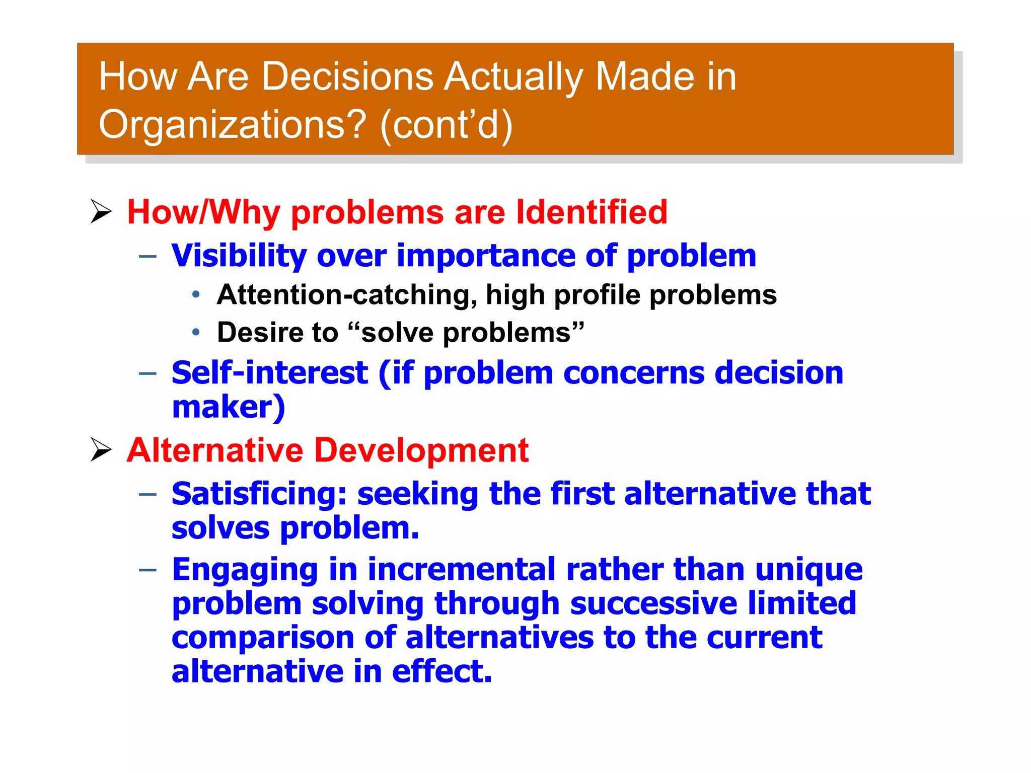 Chapter 5 perception and individual decision making | PPT