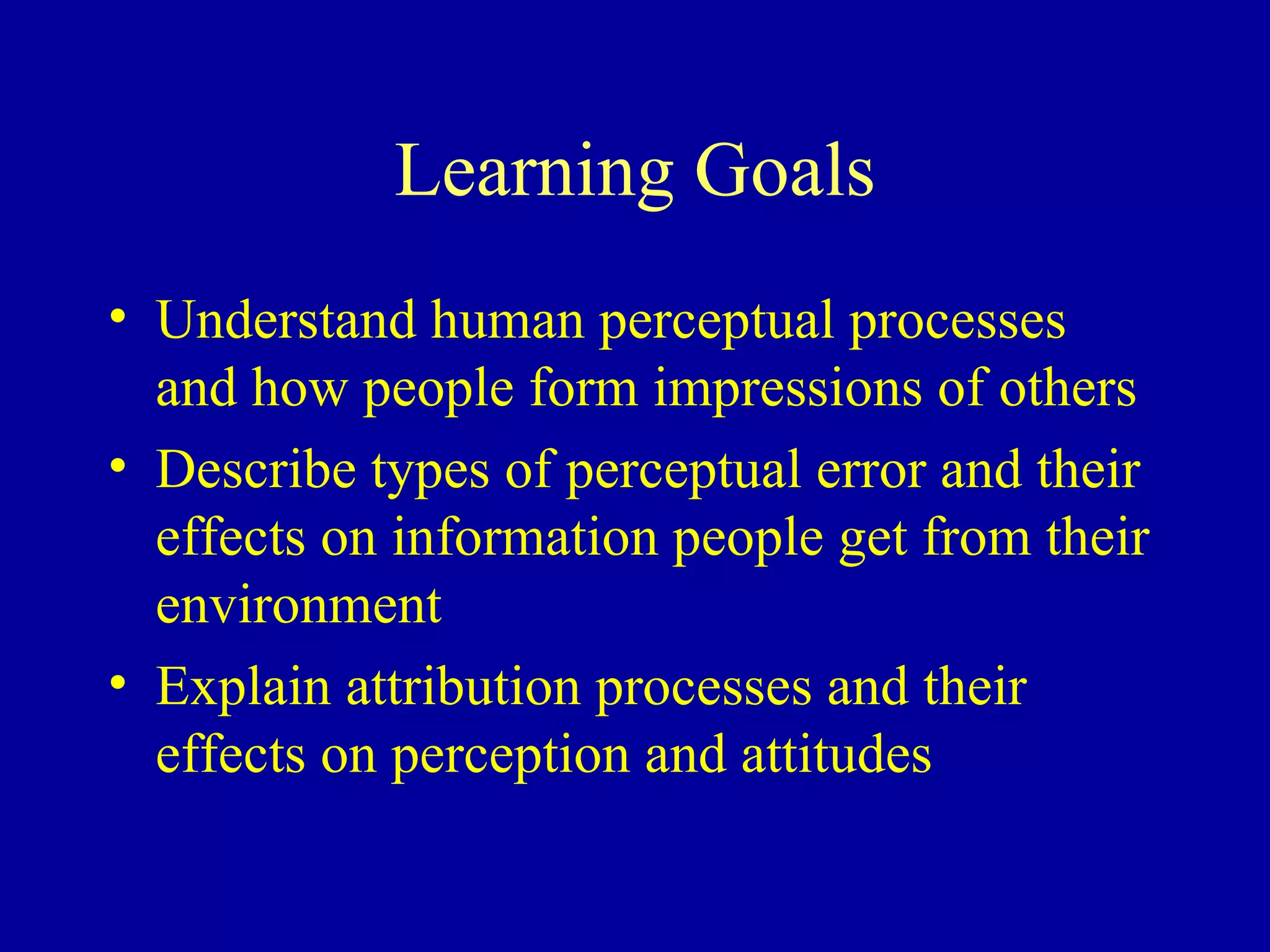 Chapter 5 perception attitude and personality | PPT