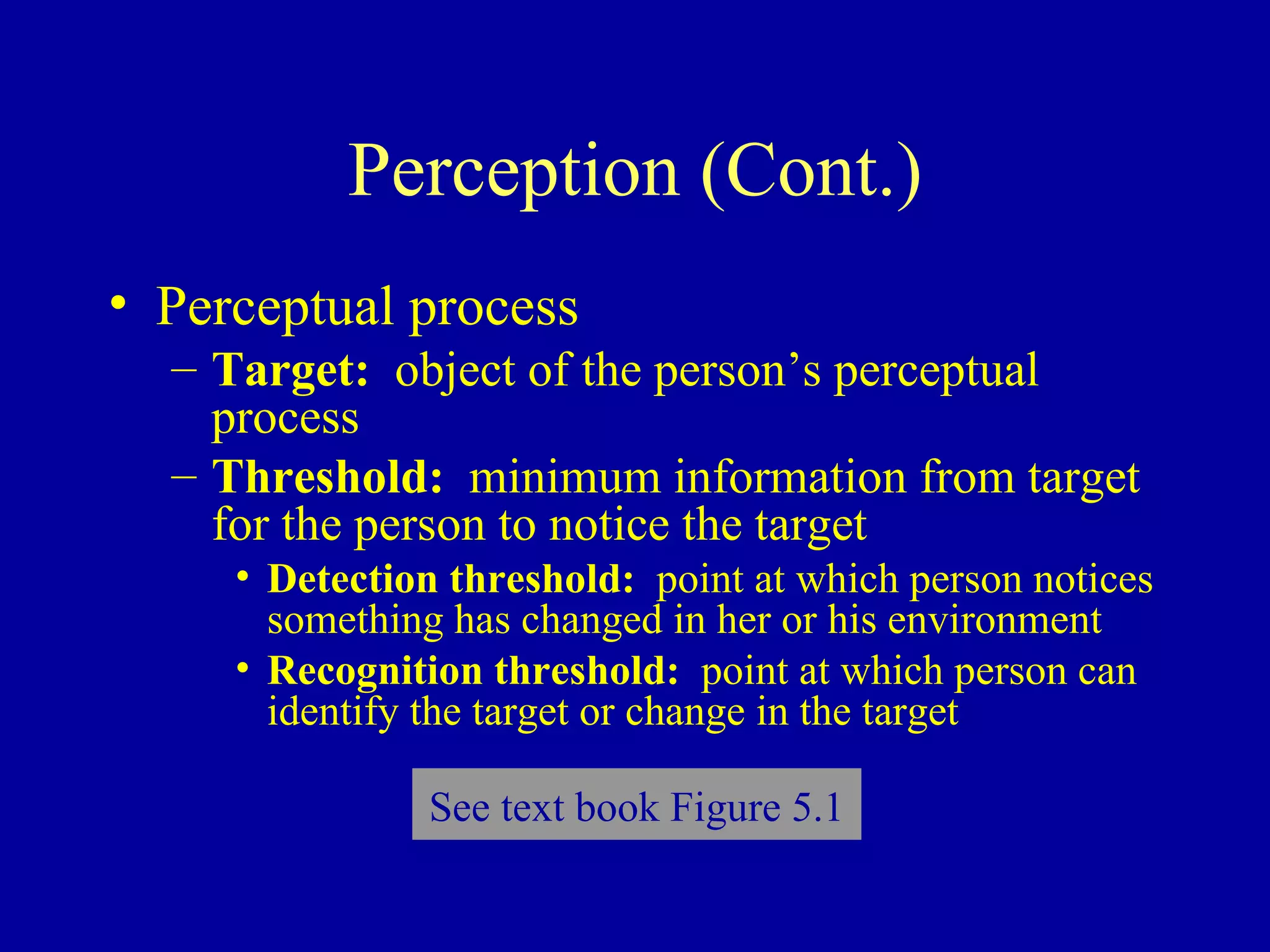 Chapter 5 perception attitude and personality | PPT