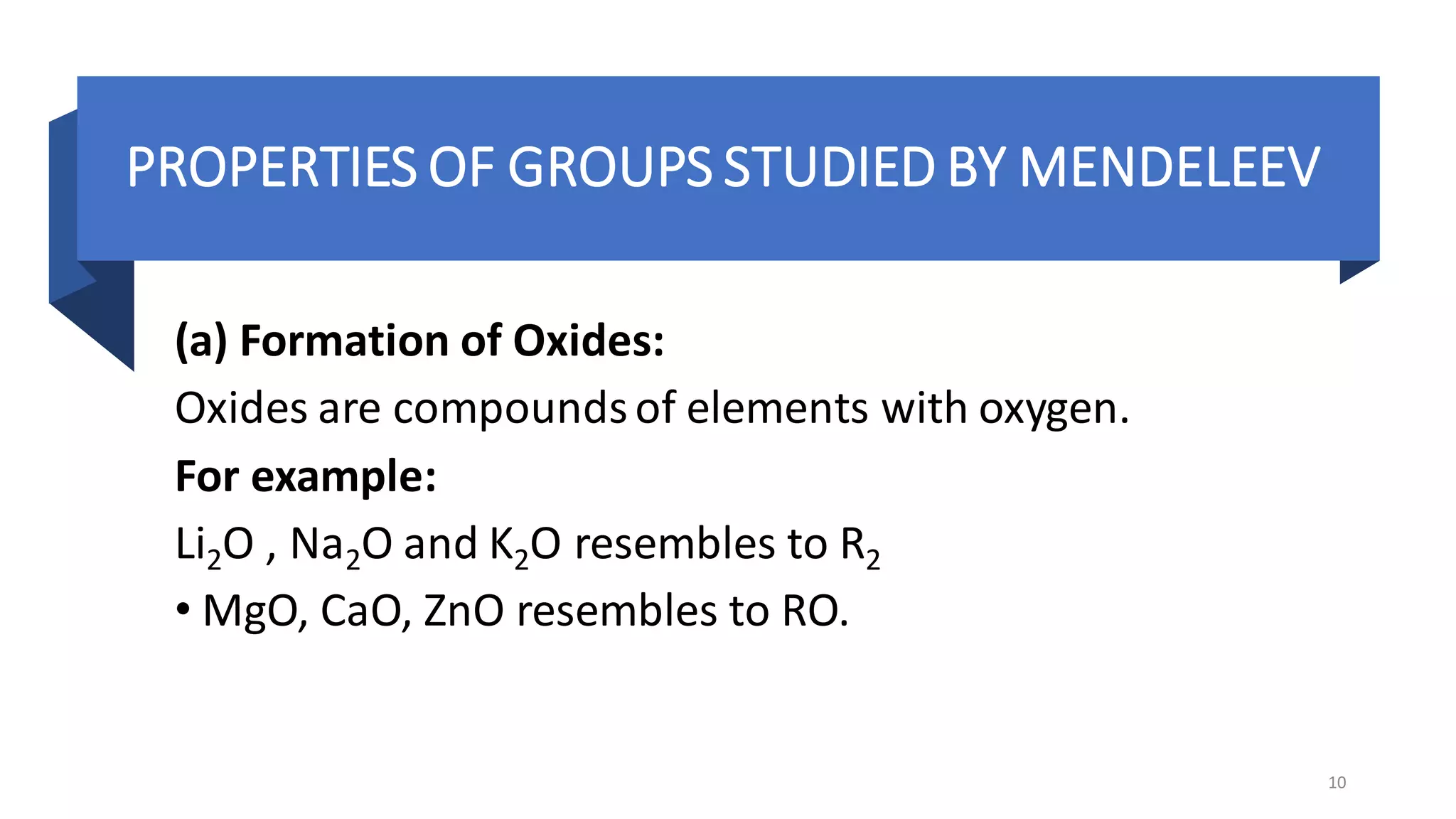 Chapter - 5, Periodic Classification of Elements, Science, Class 10 | PDF