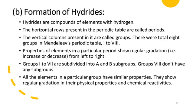 Chapter - 5, Periodic Classification of Elements, Science, Class 10 | PDF