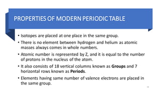 Chapter - 5, Periodic Classification of Elements, Science, Class 10 | PDF