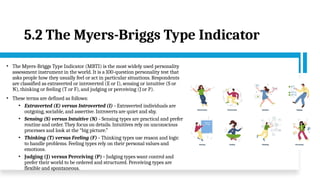 Chapter 05 - Personality and Values.pptx | Genetics | Science