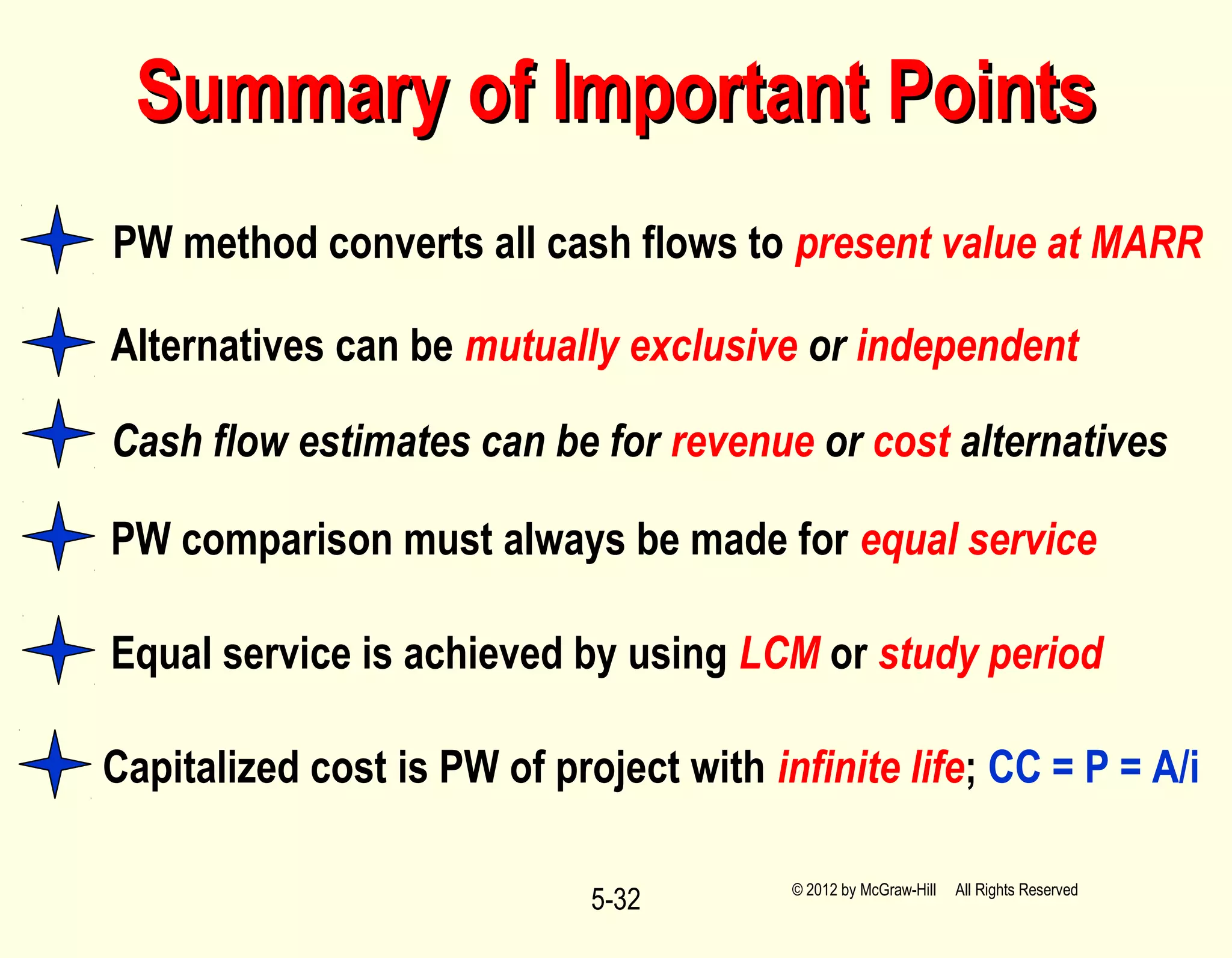 Chapter 5 present worth analysis -with examples | PPT