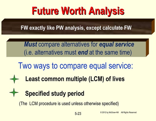 Chapter 5 present worth analysis -with examples | PPT