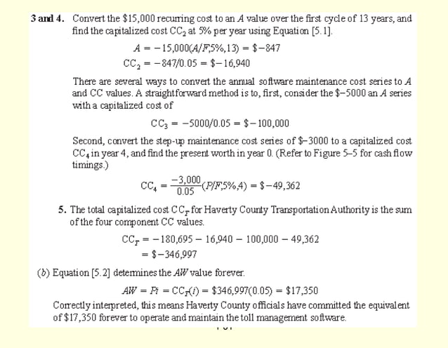 Chapter 5 present worth analysis -with examples | PPT