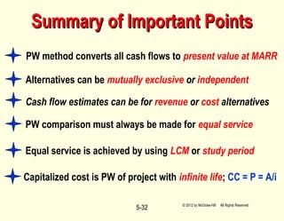 Chapter 5 present worth analysis -with examples | PPT