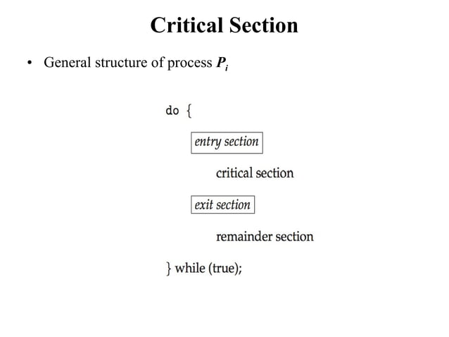Chapter 5 Process Synchronization Unit 2ppt