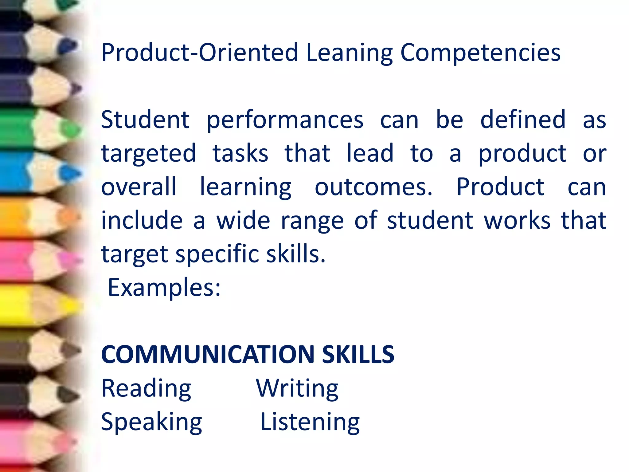 Chapter 5 product-oriented performance-based assessment | PPTX