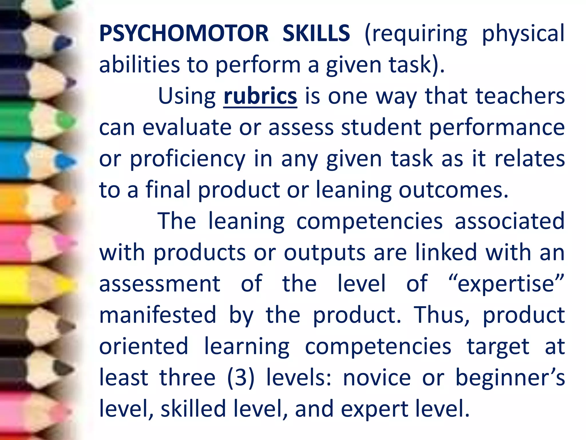 Chapter 5 product-oriented performance-based assessment | PPTX