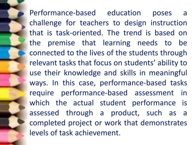 Chapter 5 product-oriented performance-based assessment | PPTX