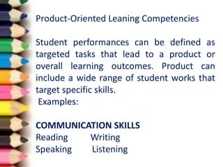 Chapter 5 product-oriented performance-based assessment | PPTX