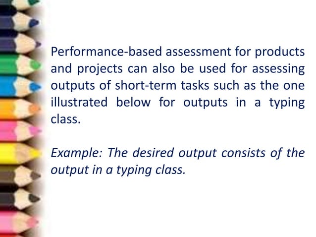 Chapter 5 product-oriented performance-based assessment | PPTX