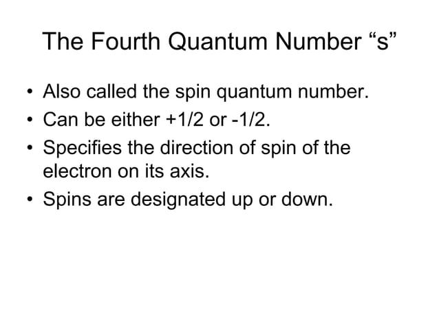 general chemistry - -Quantum Numbers.ppt