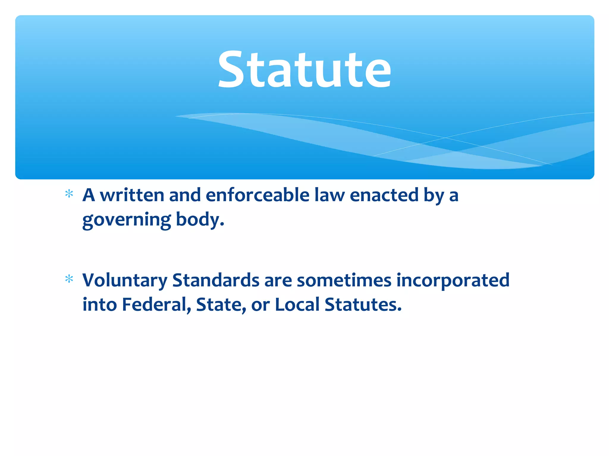 Chapter 5 regulations and standards | PPT