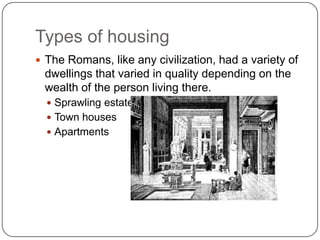Chapter 5 Roman Housing | PPTX