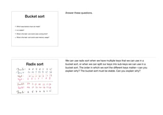 Chapter 5 searching and sorting handouts with notes | PDF
