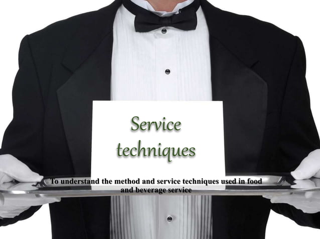 Chapter 5 - Serving Techniques | PPTX