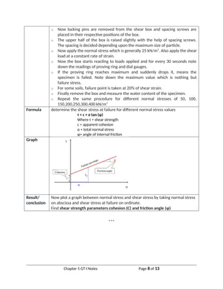 Shear Strength of soil presentation and question answer | PDF