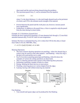 Chapter5 sheet metal forming | DOC