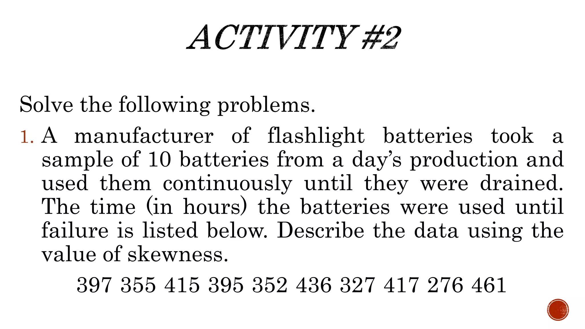 Chapter 5 Skewness Of Random Variable Pptx Consumer Electronics